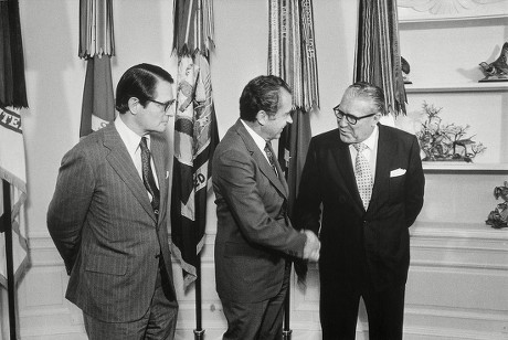 President Nixon Attorneygeneral Eliott Richardson Fbi Editorial Stock ...
