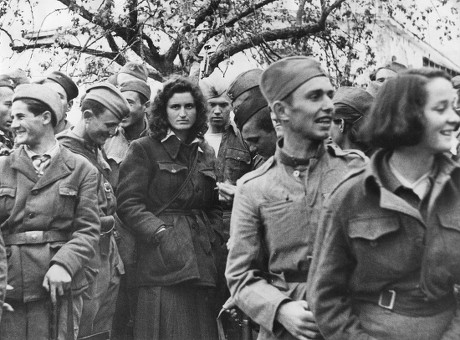Group Yugoslav Partisans During World War Editorial Stock Photo - Stock ...