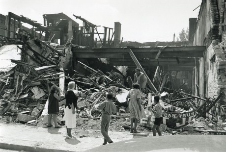 Store Destroyed During Detroit Michigan Riots Editorial Stock Photo ...