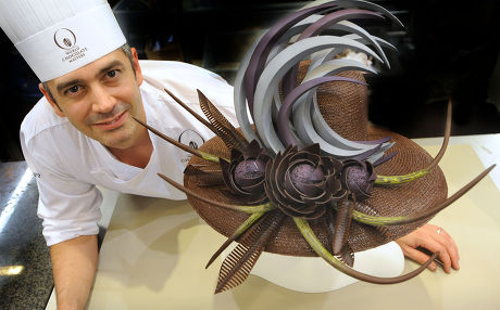 Chocolate Chef Mark Tilling in competition at the Salon Du Chocolate in ...