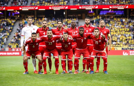 Maltas Team Pose Photo Before Uefa Editorial Stock Photo - Stock Image ...
