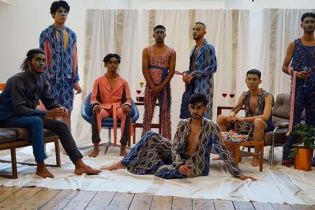 rahemur rahman show presentation london fashion week Stock Photos ...