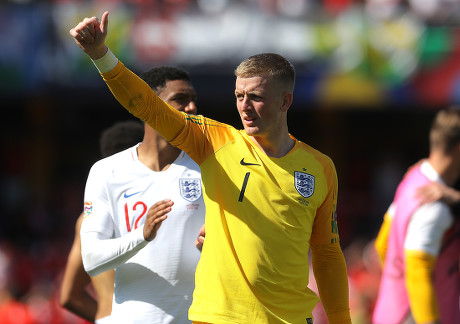 Jordan Pickford England Celebrates Saving Match Editorial Stock Photo ...