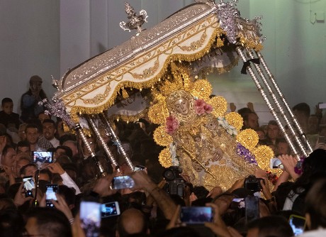 Faithful Carry Virgin El Rocio After Editorial Stock Photo - Stock ...