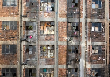NOTICE SEEN ON WALLS HIJACKED BUILDING Editorial Stock Photo - Stock ...
