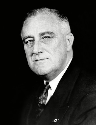 President Franklin Roosevelt Portrait Photo Released Editorial Stock ...