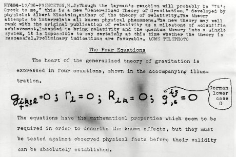 Einsteins Four Equations Einsteins New Generalized Editorial Stock ...