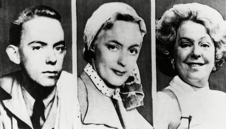 Three Portraits Transsexual Christine Jorgensen Left Editorial Stock ...