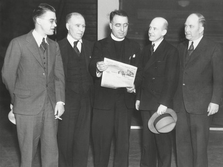 Father Coughlin Founded National Union Social Editorial Stock Photo ...