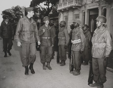 General Mark Clark Inspects 92nd Infantry Editorial Stock Photo - Stock ...