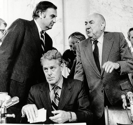 Senate Watergate Committee Members Committee About Editorial Stock ...