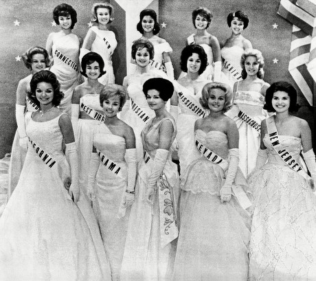 Miss Usa 1961 Finalists First Phase Editorial Stock Photo - Stock Image ...