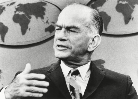 Sen J William Fulbright Chrm Foreign Editorial Stock Photo - Stock ...