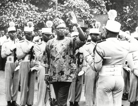 President Joseph Mobutu Congo Before Addressing Editorial Stock Photo ...