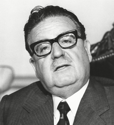 Chiles Socialist President Salvador Allende Government Editorial Stock ...