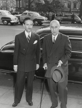 Prime Minister Mossadegh Iran Right During Editorial Stock Photo ...