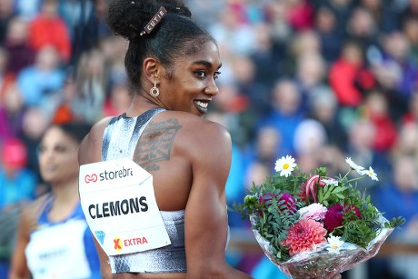 Christina Clemons Usa Celebrates Winning Womens Editorial Stock Photo ...