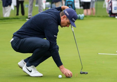 Leader Justin Rose On Practice Putting Editorial Stock Photo - Stock ...
