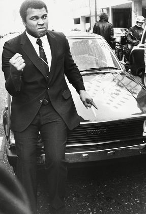 Boxer Muhammad Ali Pictured Promoting Toyota Editorial Stock Photo ...