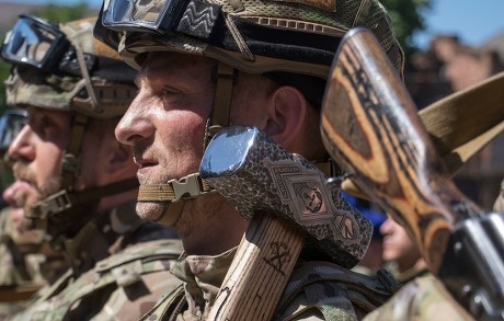 Members Ukrainian National Guard Regiment Azov Editorial Stock Photo ...
