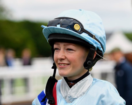 Jockey Kayleigh Stevens During Horse Racing Editorial Stock Photo ...