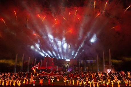 Fireworks During Final Scene Kynren Editorial Stock Photo - Stock Image ...