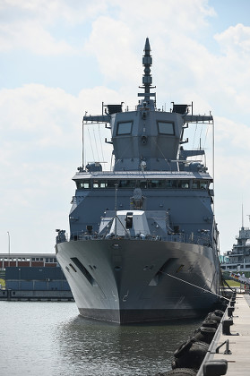 German Frigate Badenwurttemberg During Ceremony First Editorial Stock ...