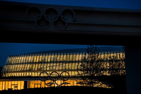 New Headquarters International Olympic Committee Ioc Editorial Stock ...