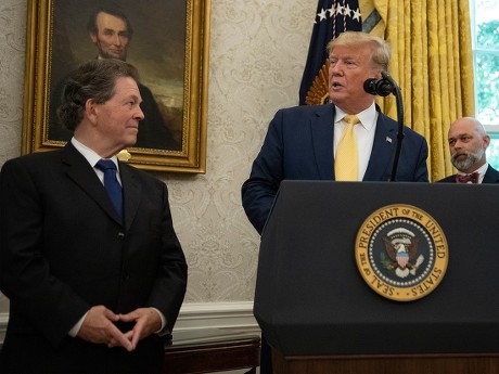 United States President Donald Trump Arrives Editorial Stock Photo ...