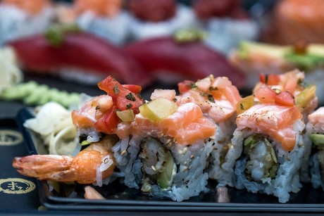 People Attend Sushi Festival Editorial Stock Photo - Stock Image ...