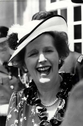 Margaret Thatcher 1983 Prime Minister Cranwell Editorial Stock Photo ...