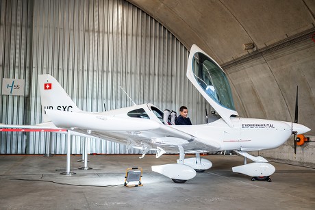 Swiss H55 Electric Flight Trainer Fully Editorial Stock Photo - Stock ...