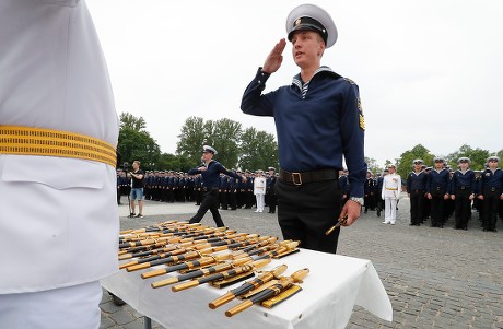 Cadets Naval Universities During Their Graduation Editorial Stock Photo ...