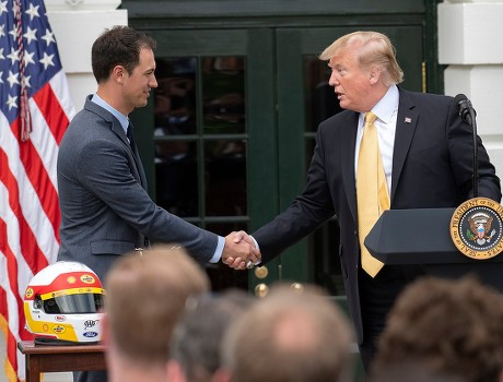 Joey Logano visit to the White House, Washington DC, USA - 30 Apr 2019 ...