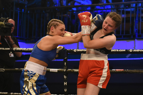 Shannon Courtenay Blue Shorts Defeats Valerija Editorial Stock Photo ...