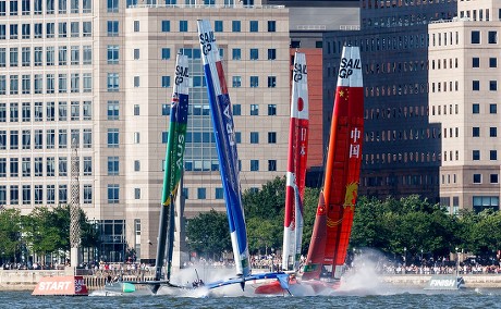 New York SailGP race, USA - 21 Jun 2019 Stock Pictures, Editorial ...