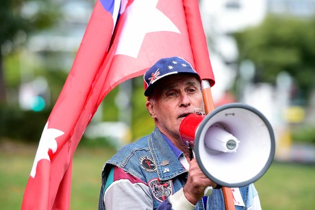 Member True Blue Crew Speaks During Editorial Stock Photo - Stock Image ...