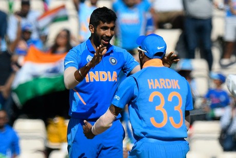 Wicket Jasprit Bumrah India Celebrates Taking Editorial Stock Photo ...