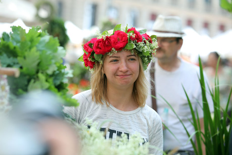__COUNT__ Midsummer festival at Ligo market, Riga, Latvia - 22 Jun 2019 ...