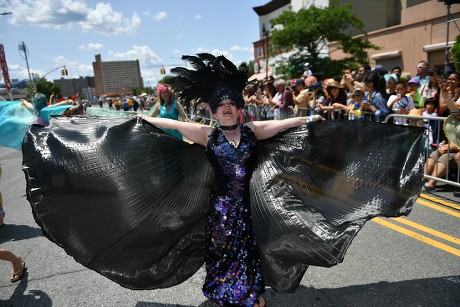 Participants Walk 37th Annual Mermaid Parade Editorial Stock Photo ...