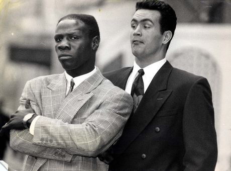 Boxer Chris Eubank Sports Mean Moody Editorial Stock Photo - Stock ...