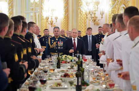Russian President Vladimir Putin C Attends Editorial Stock Photo ...