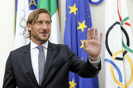 Former Roma Captain Francesco Totti During Editorial Stock Photo ...