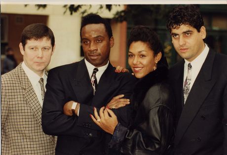 Boxer Nigel Benn Pictured Trainer Graham Editorial Stock Photo - Stock ...