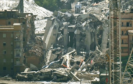 General View Shows Rubble Large Towers Editorial Stock Photo - Stock ...