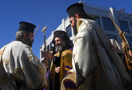 New Greek Orthodox Leader Archbishop Makarios Editorial Stock Photo ...