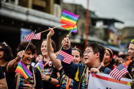 Members Lgbtq Community Parade Streets Protest Editorial Stock Photo ...