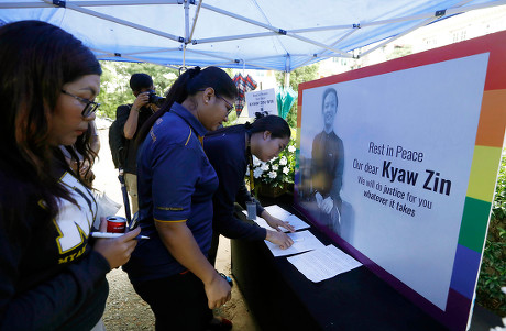 Myanmar Imperial Universitys Students Sign Front Editorial Stock Photo ...