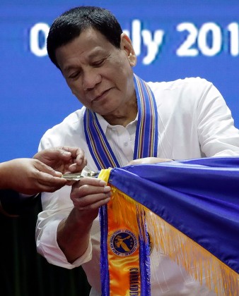 Philippine President Rodrigo Duterte Attends Ceremony Editorial Stock ...