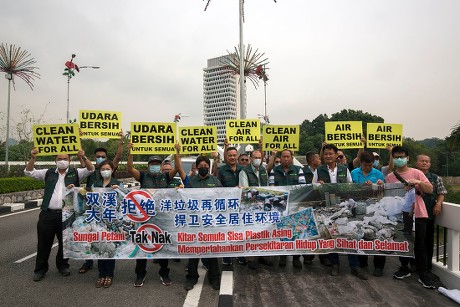 Malaysian Activist Protest Placard Clean Air Editorial Stock Photo ...